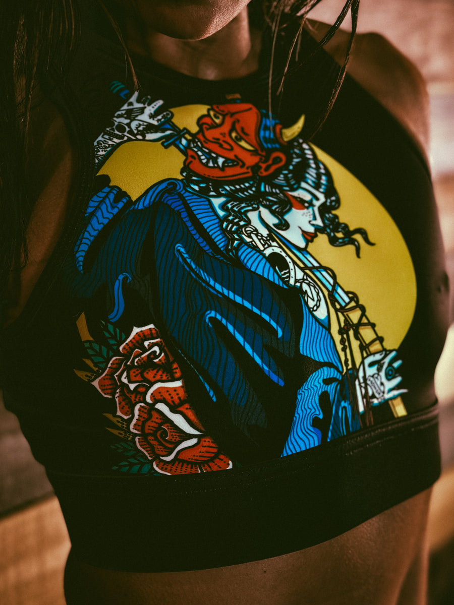 THE BLACK FEMALE SAMURAI BRA – GURU KILLER