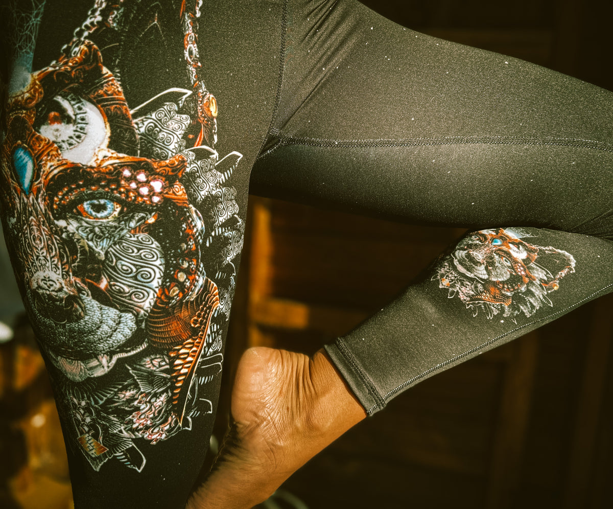 MELAYNE SHAYNE WOLF & OWL LEGGINGS – GURU KILLER